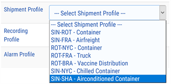 Shipment Profiles